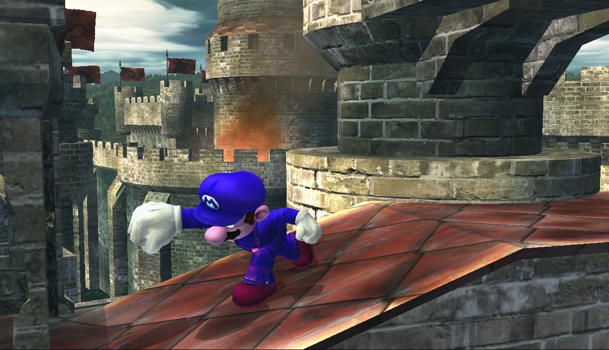 Evil Mario for Blue Mario [Super Smash Bros. Brawl] [Mods]