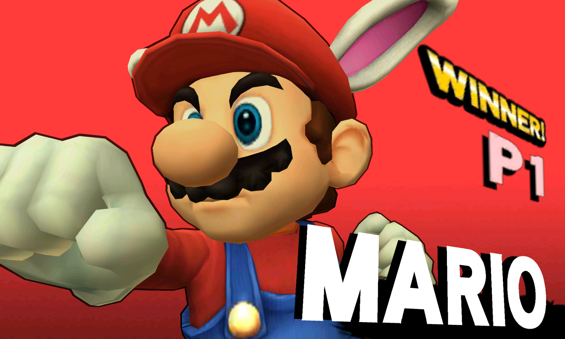 Bunny Mario Mod for Super Smash Bros. (3DS) | SSB3DS Mods