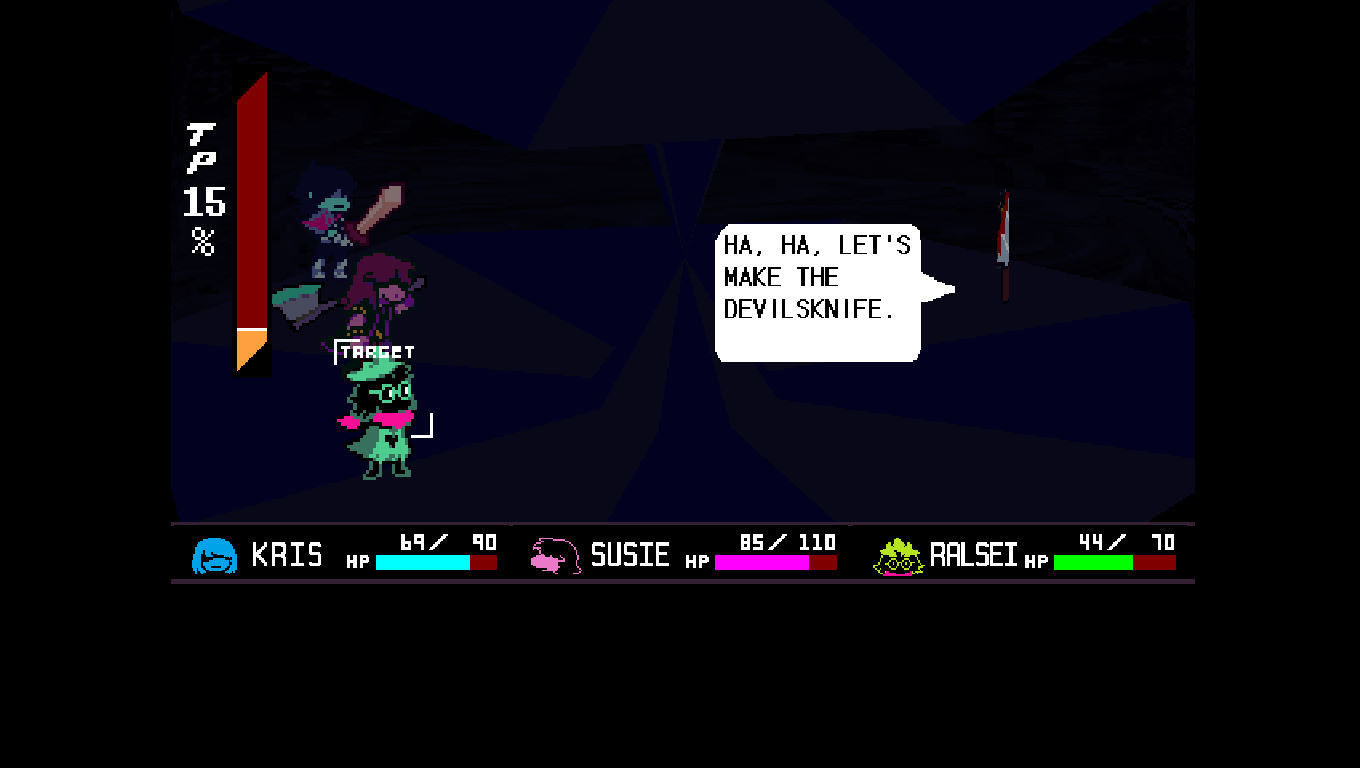 Chara Remplacing Jevil [Deltarune] [Mods]
