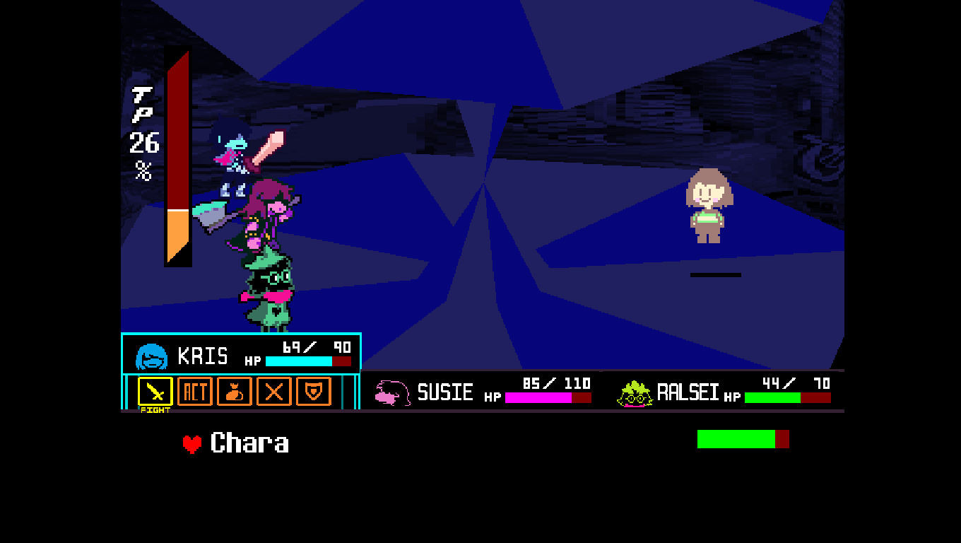 Chara Remplacing Jevil [Deltarune] [Mods]