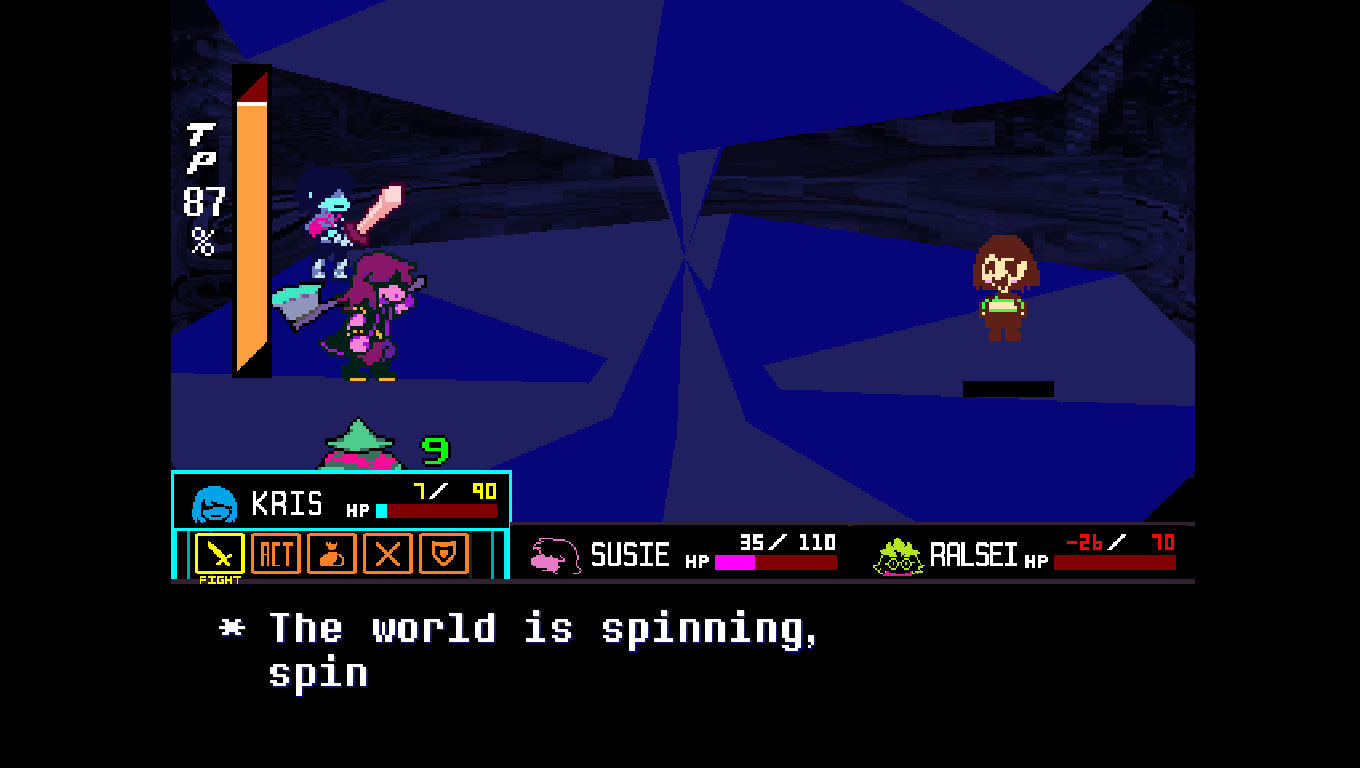 Chara Remplacing Jevil [Deltarune] [Mods]