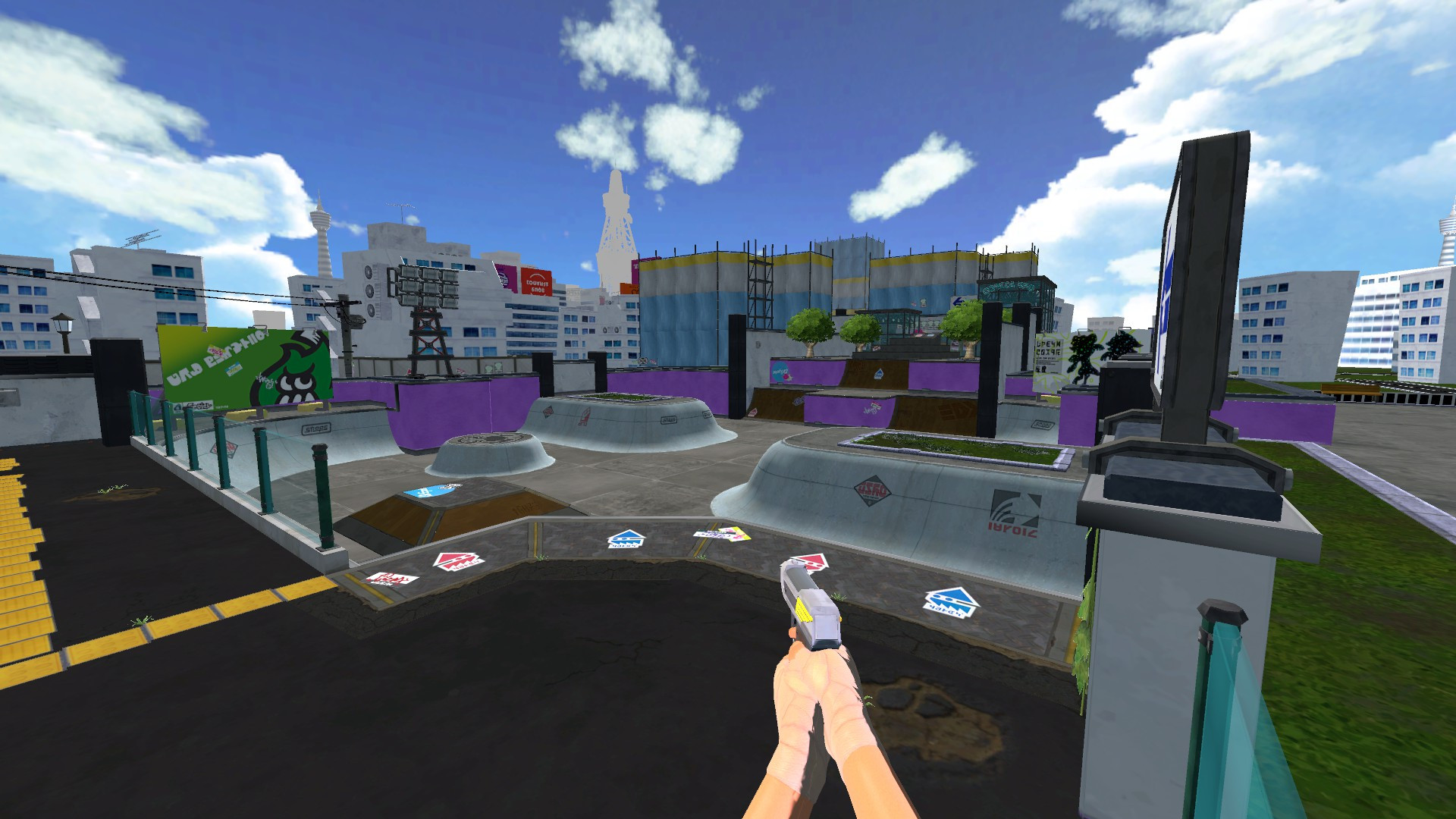 Splatoon Inkopolis Plaza (Idle Map) Mod for Team Fortress 2 | TF2 Mods