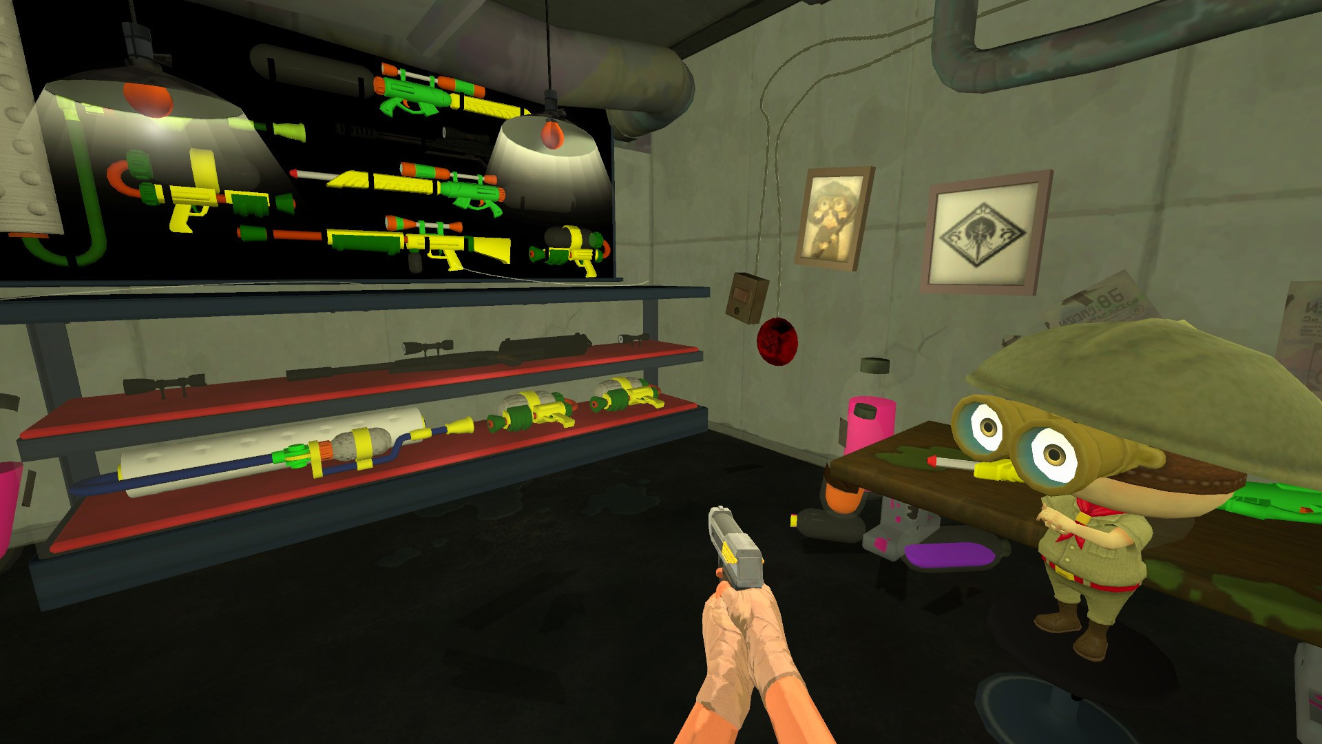 Splatoon Inkopolis Plaza (Idle Map) Mod for Team Fortress 2 | TF2 Mods