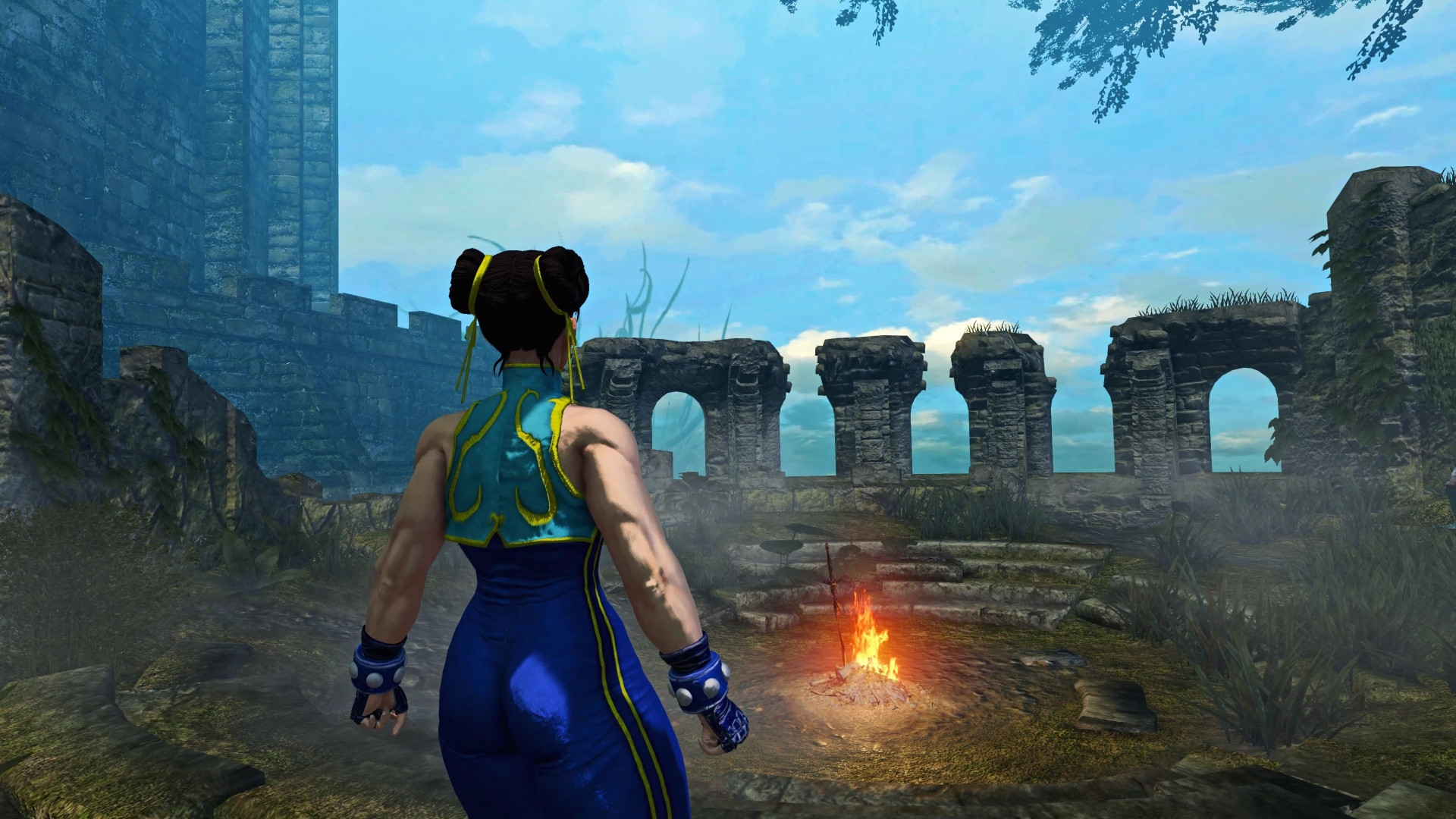Chun Li Nostalgia Costume Mod Mod for Dark Souls Remastered ...