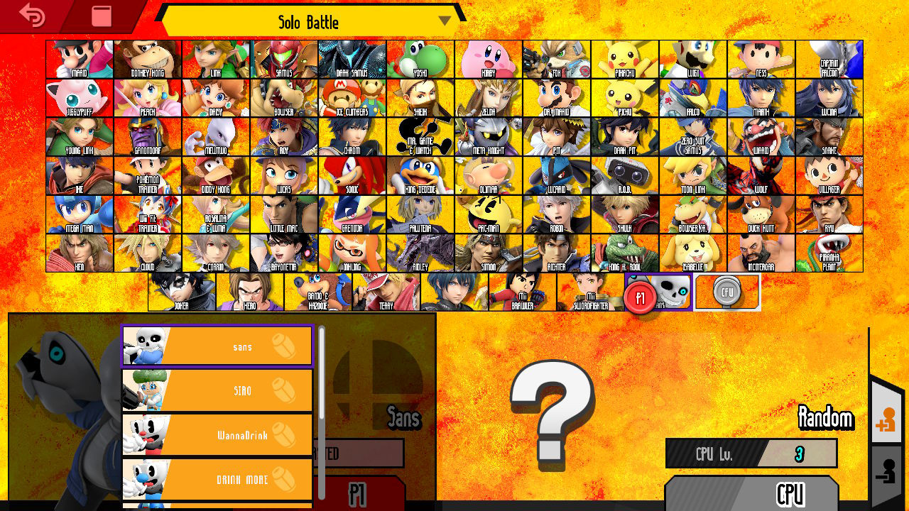 Touhou Project Font Mod for Super Smash Bros. Ultimate | SSBU Mods
