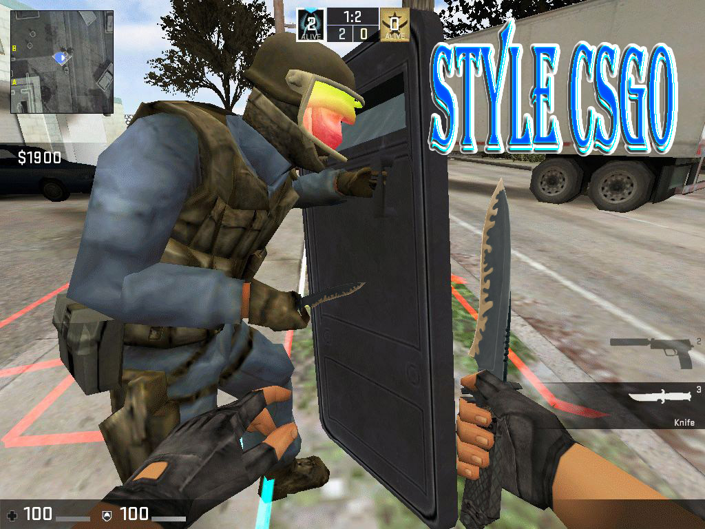 Knife Default - CSGO Classic Style Mod for Counter-Strike 1.6 | CS1.6 Mods