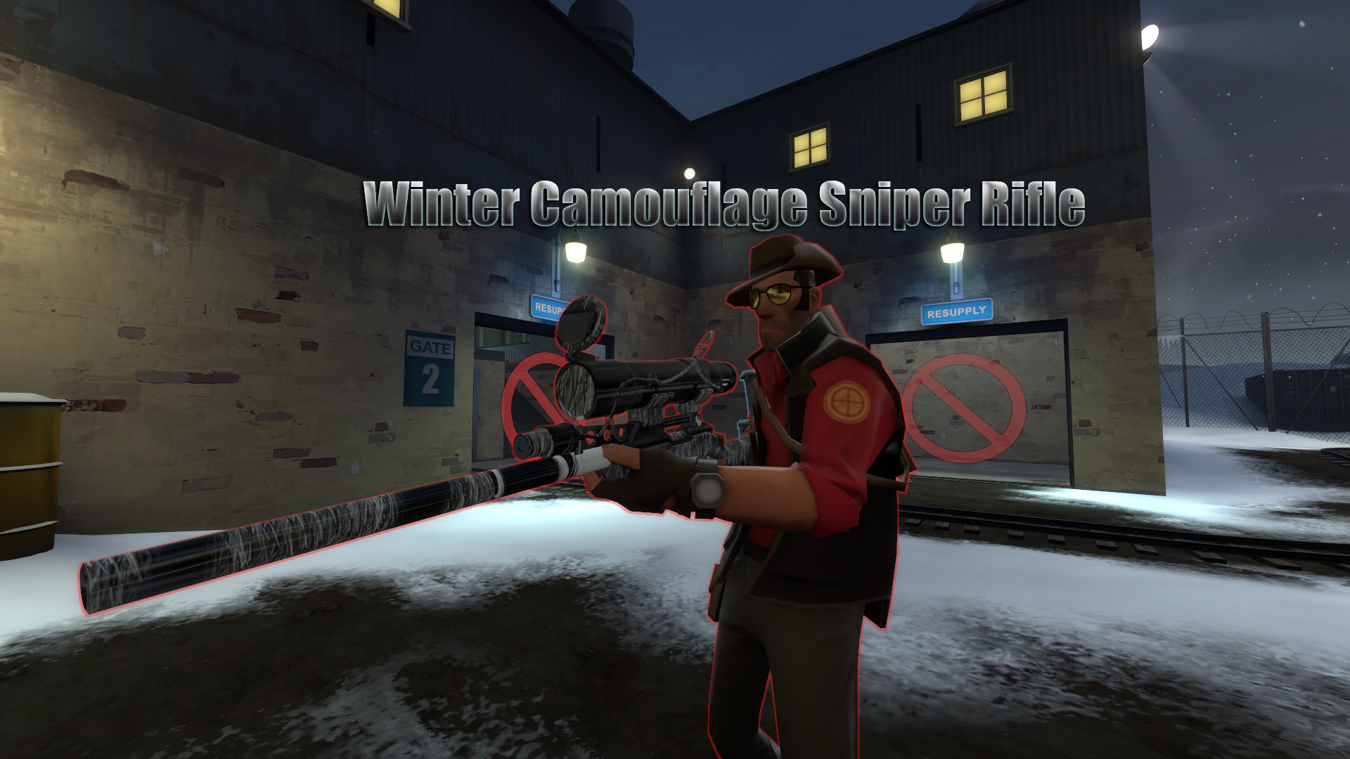 Winter Camo Sniper Rifle [Team Fortress 2] [Mods]