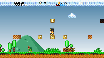 SMB3 AS Reimu (Over Mario) Mod for Boll Deluxe | BDX Mods