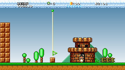SMB3 AS Reimu (Over Mario) Mod for Boll Deluxe | BDX Mods