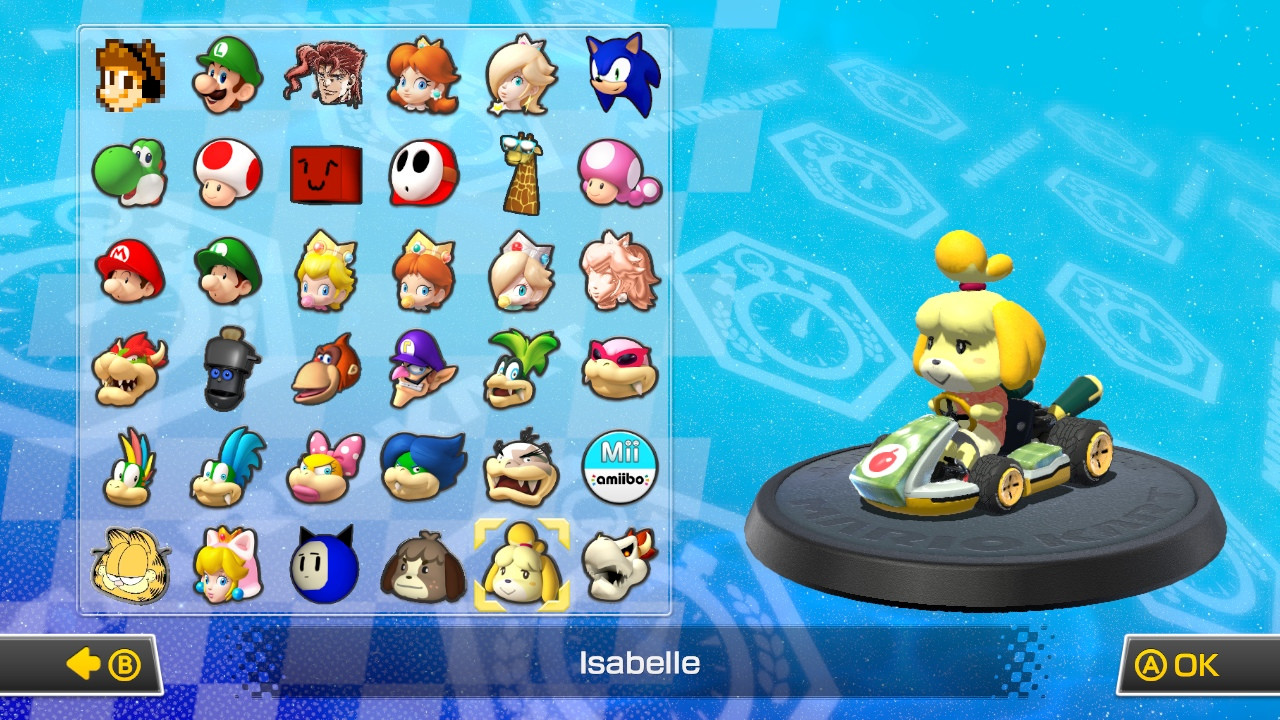 New Horizons Isabelle Mod for Mario Kart 8 | MK8 Mods