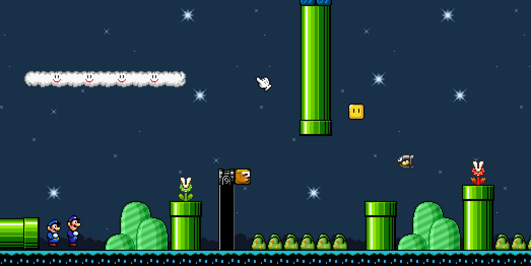 Blue Super Mario Bros 3 + A New Adventure Mod for Super Mario Bros. X ...
