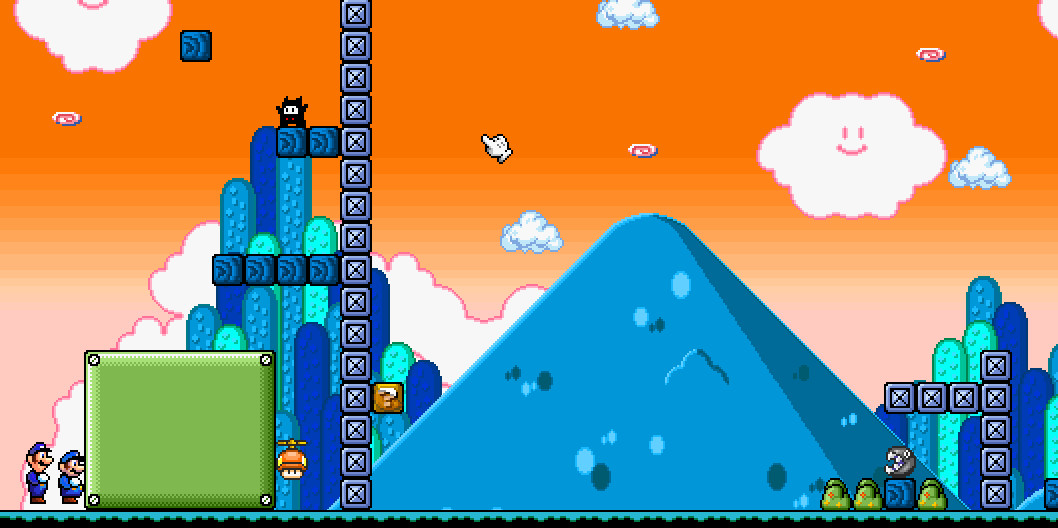Blue Super Mario Bros 3 + A New Adventure Mod for Super Mario Bros. X ...