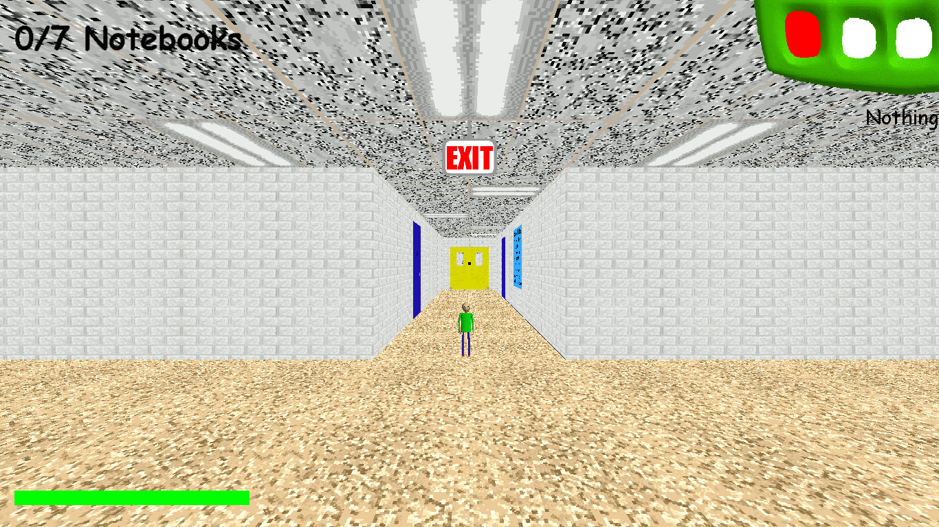 Baldi shrunk everyone!(except you) Mod for Baldi's Basics | Baldi Mods
