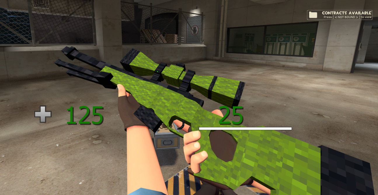 AWP Minecraft Styled Mod [Team Fortress 2] [Mods]