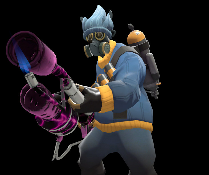 Pyro the Flamedeer - Toon Style no mouth Mod for Team Fortress 2 | TF2 Mods