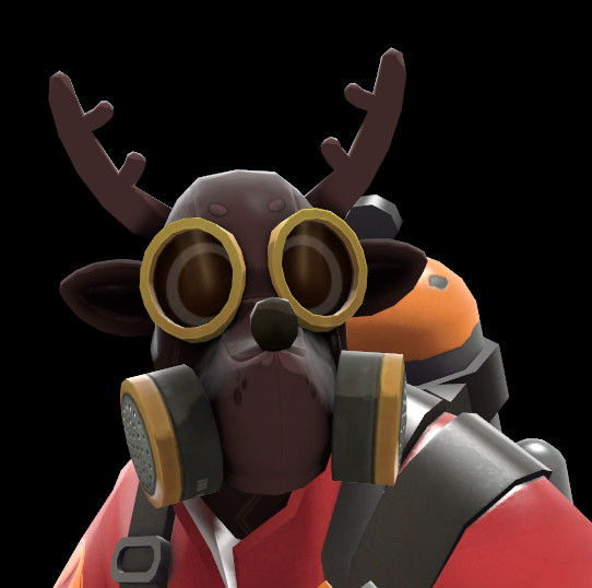 Pyro the Flamedeer - Toon Style no mouth Mod for Team Fortress 2 | TF2 Mods