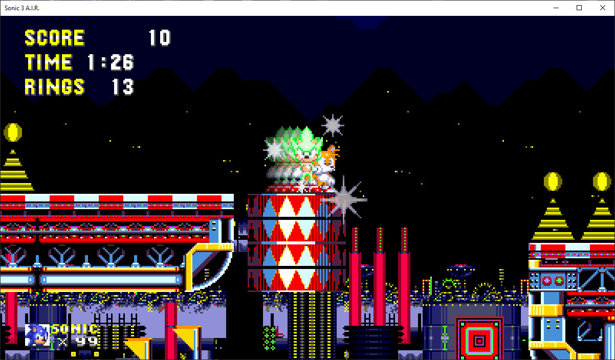Sonic Sprite Fixes Mod for Sonic 3 A.I.R. | S3AIR Mods