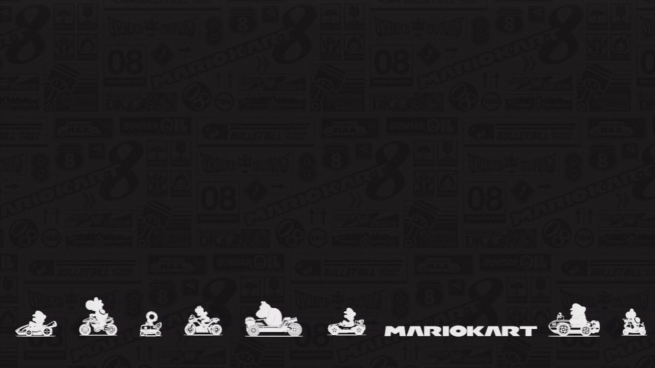 'Dark Mode' Loading Screen Mod for Mario Kart 8 | MK8 Mods