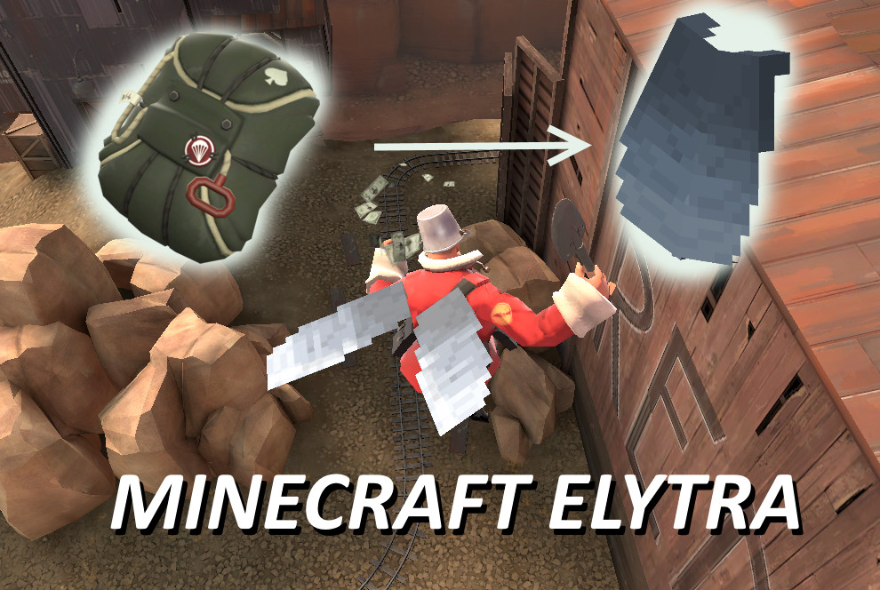 Minecraft Elytra Mod for Team Fortress 2 | TF2 Mods
