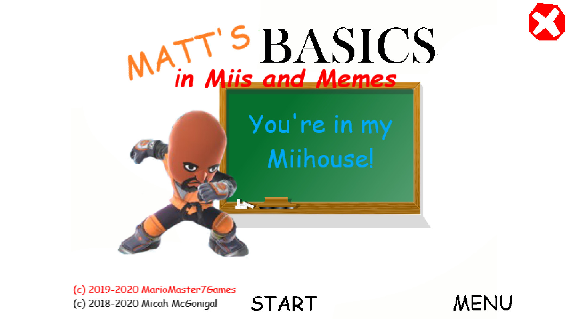 Matt's Basics in Miis and Memes Mod for Baldi's Basics | Baldi Mods