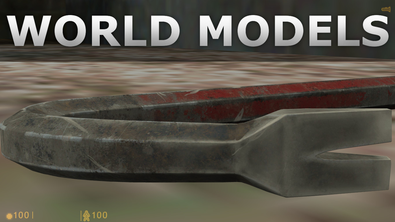 HL:Alyx Crowbar+BMS Hands [HQ] (For HL1) [Half-Life] [Mods]