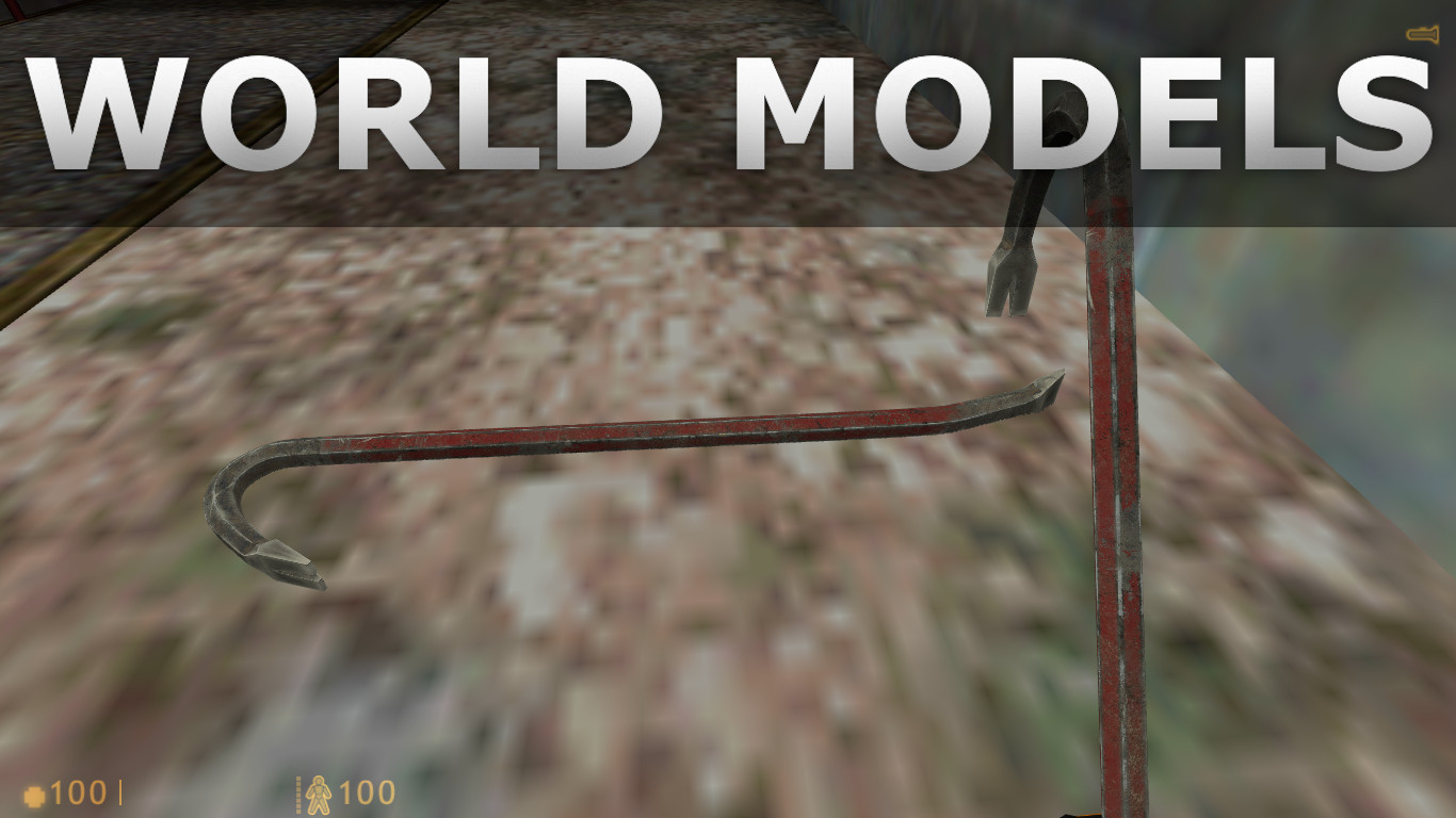 HL:Alyx Crowbar+BMS Hands [HQ] (For HL1) [Half-Life] [Mods]