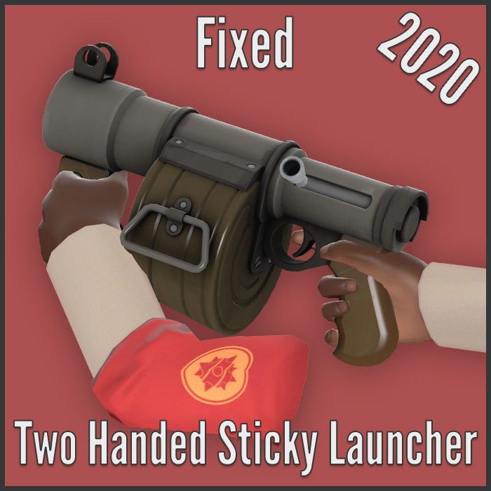 Fixed Two Handed Sticky Launcher Mod for Team Fortress 2 | TF2 Mods