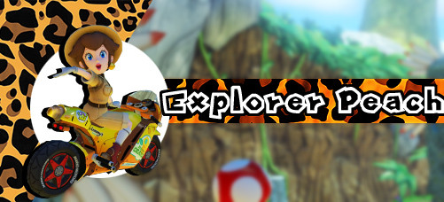 Explorer Peach Mod for Mario Kart 8 | MK8 Mods