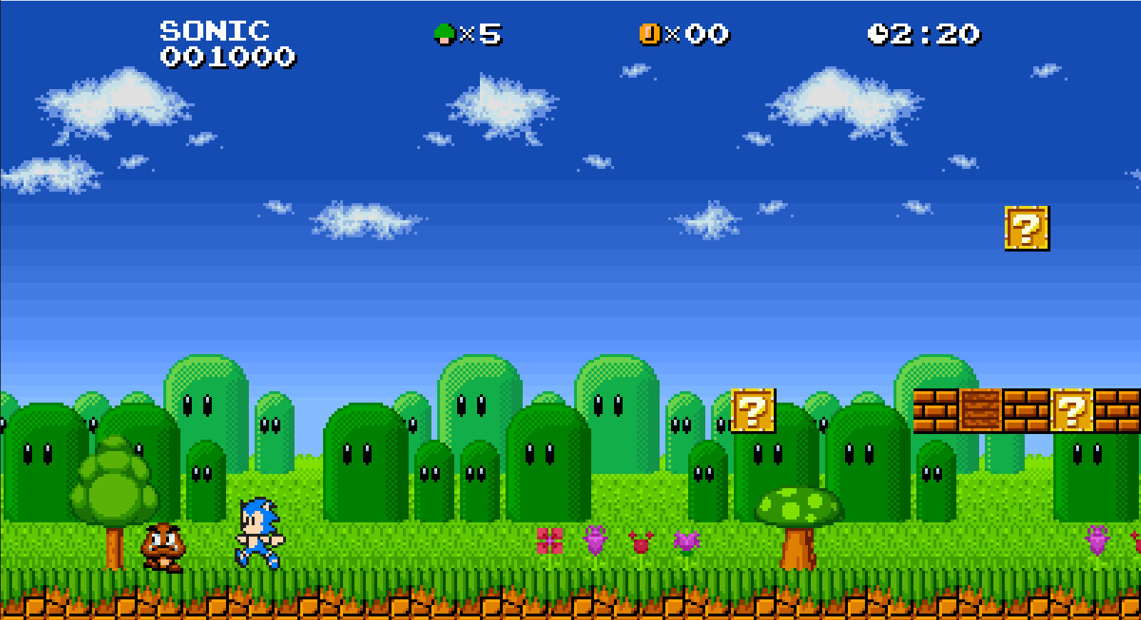 SMB3 STYLED SONIC IN SONIC BOLL (Over Sonic) Mod for Boll Deluxe | BDX Mods