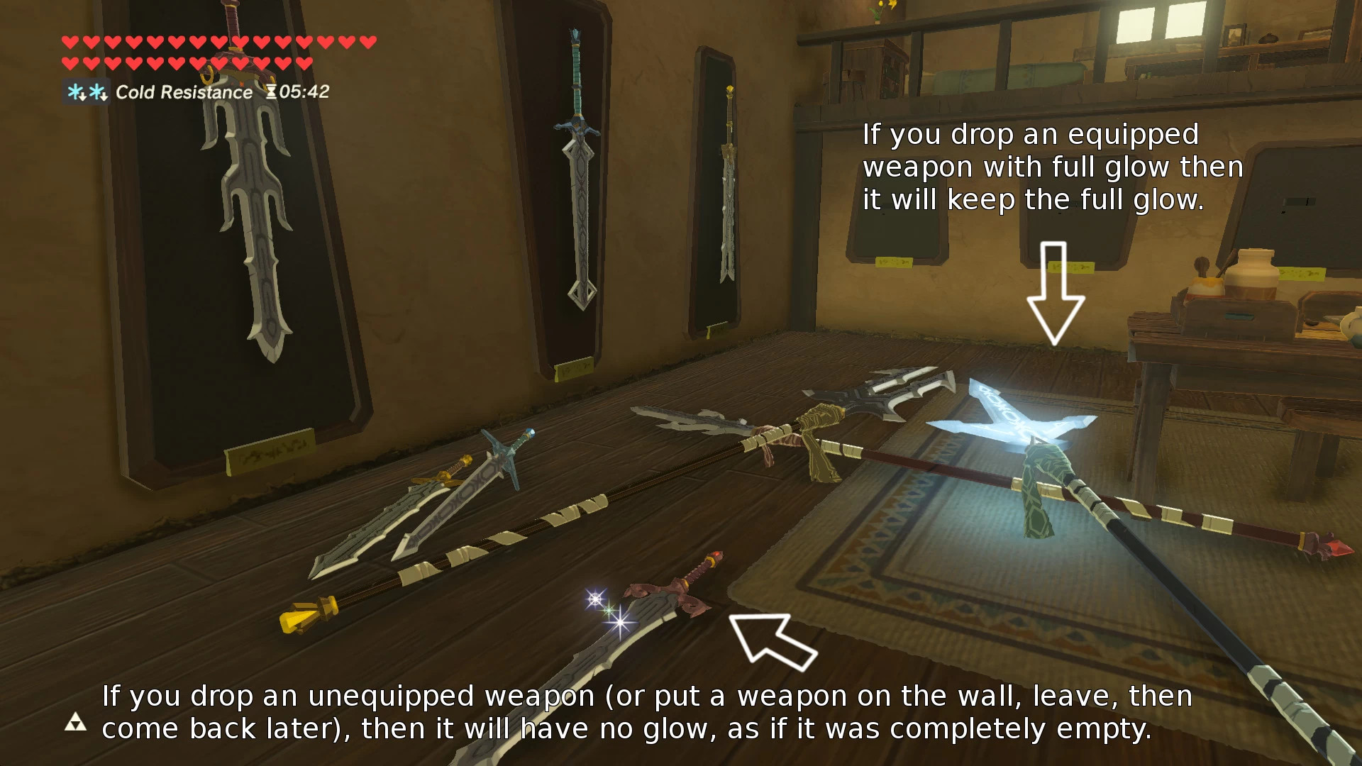 Reduced Glow for Elemental Weapons Mod for The Legend of Zelda: Breath ...