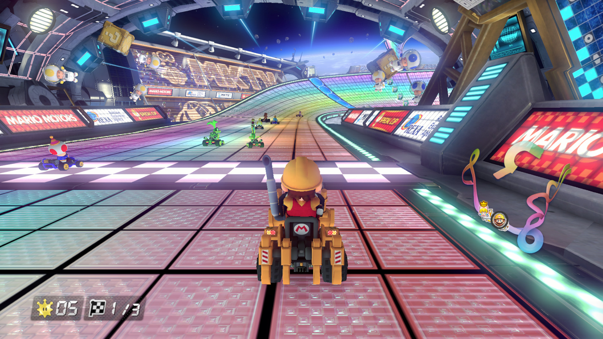 Builder Mario from MKT Mod for Mario Kart 8 | MK8 Mods