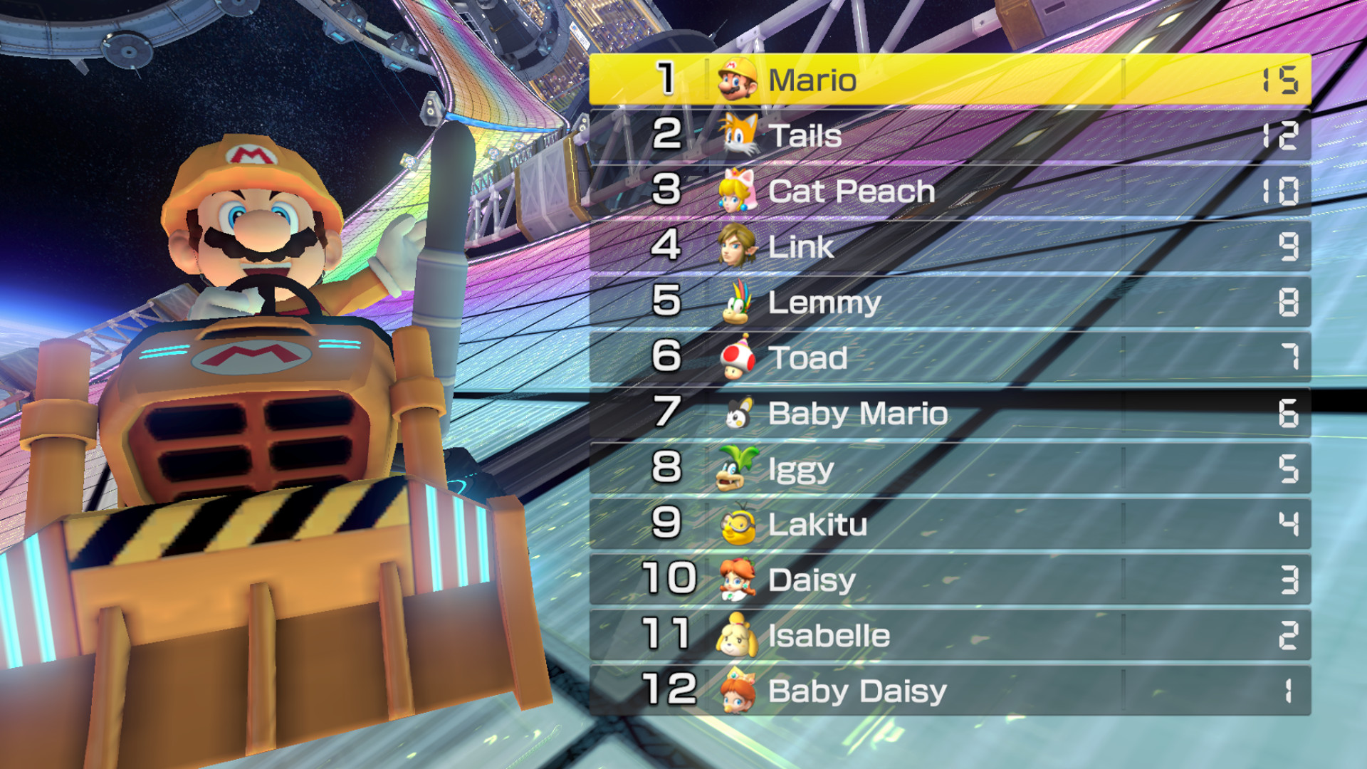 Builder Mario from MKT Mod for Mario Kart 8 | MK8 Mods