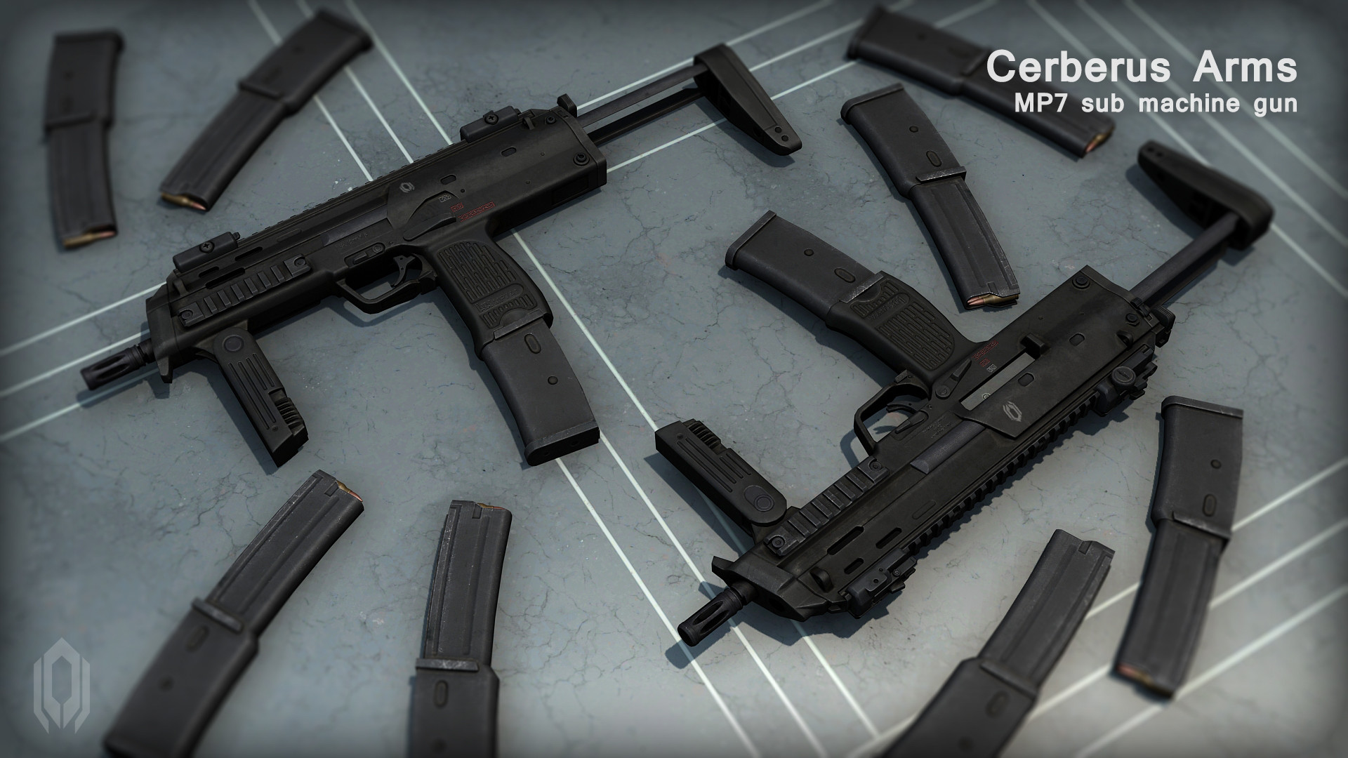 Hyper3D MP7 on Mr.Brightside Animation for TMP Mod for Counter-Strike ...