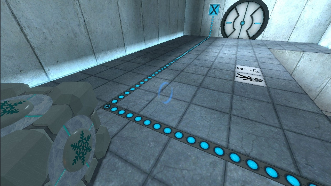 Blue Portals - Ice Cube Retexture Mod for Portal | PRTL Mods