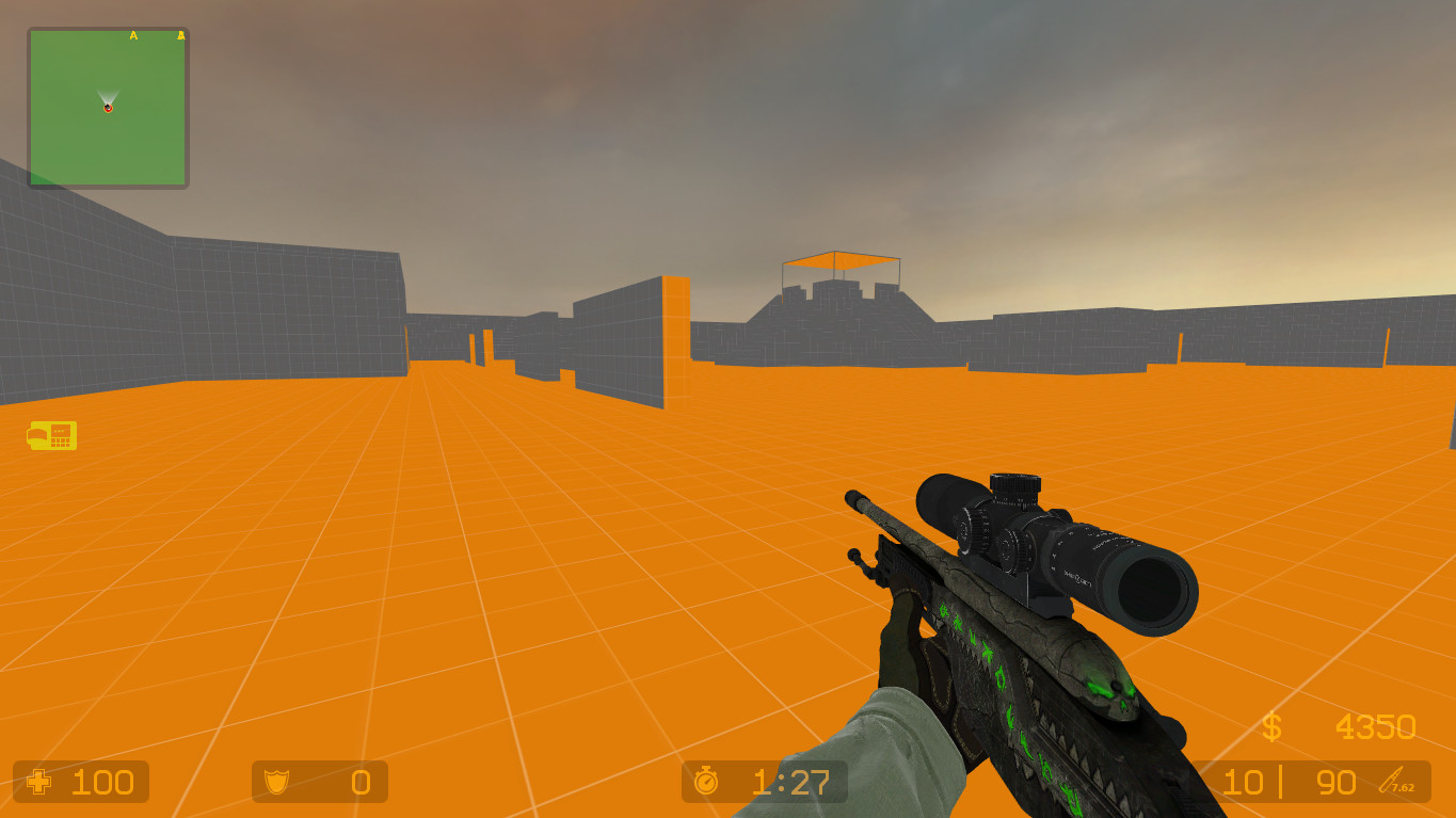 AIM map w/ a bombsite and buyzones. [Counter-Strike: Source] [Mods]