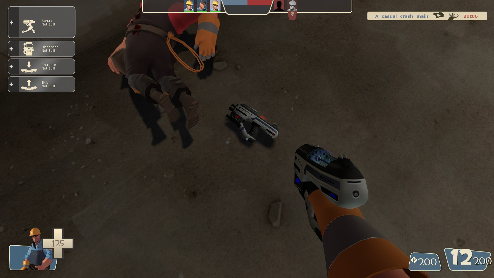 The Laser Pistol from system shock 2 Mod for Team Fortress 2 | TF2 Mods