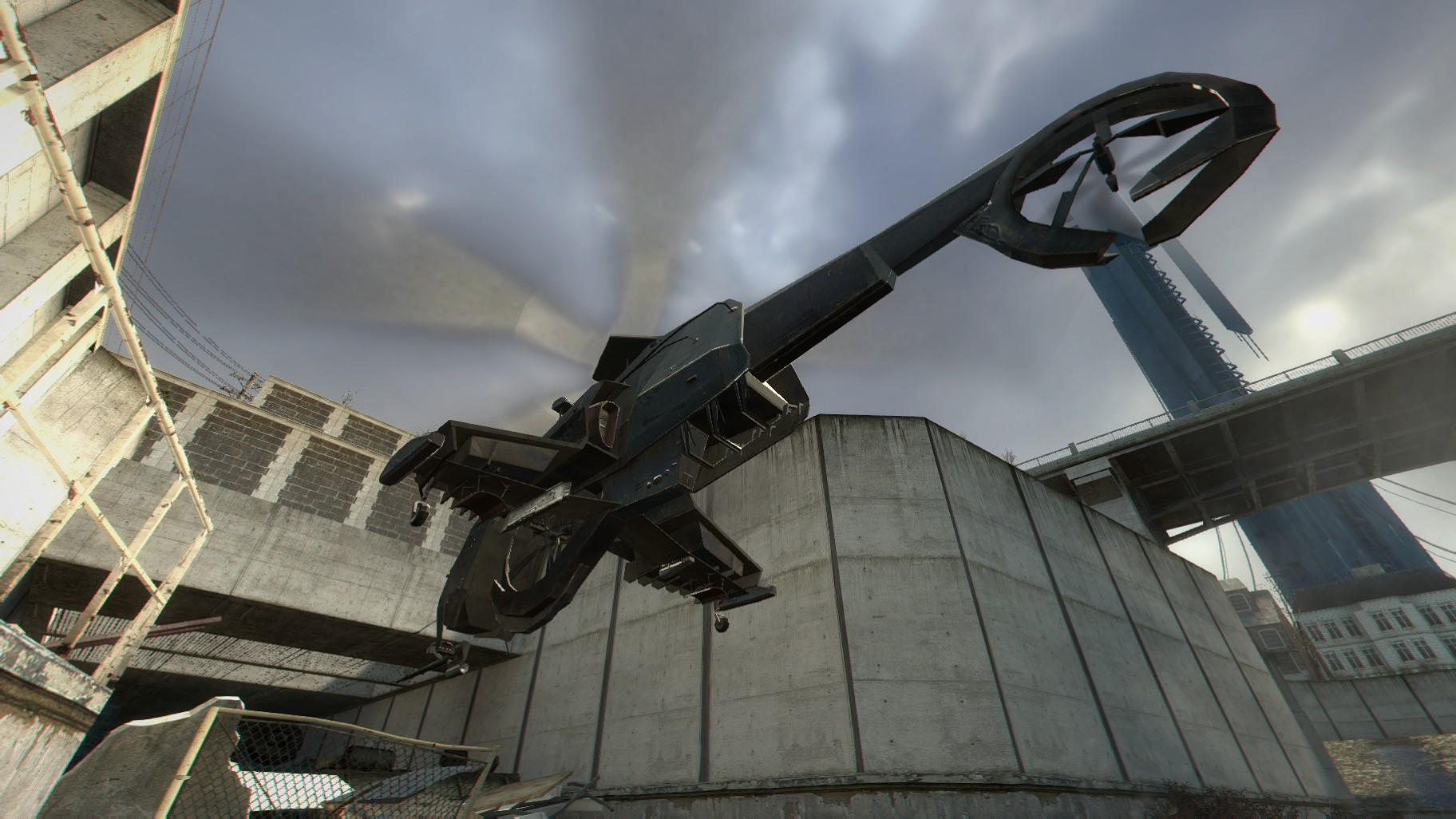 HLA Hunter Chopper Textures Mod for Half-Life 2 | HL2 Mods