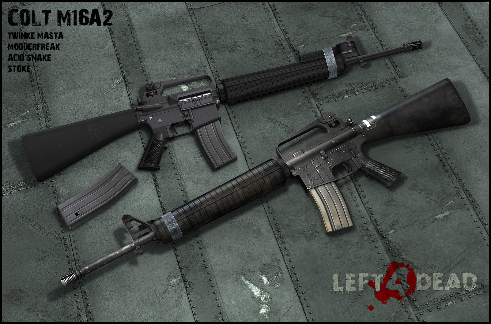 Left 4 Dead Style M16A2 Remake Mod for Counter-Strike 1.6 | CS1.6 Mods