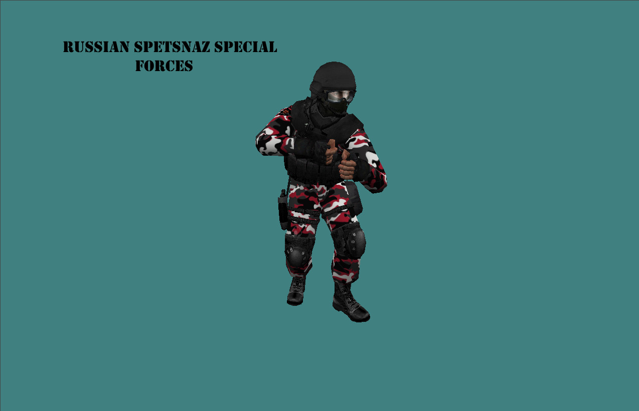 Russian Spetsnaz soldier Mod for Counter-Strike 1.6 | CS1.6 Mods
