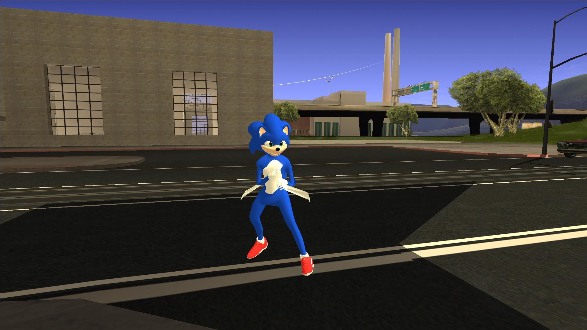 Movie Sonic (2019) [Grand Theft Auto: San Andreas] [Mods]