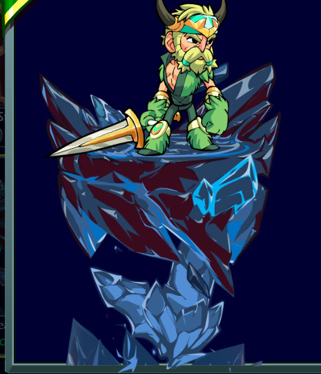 Blue Darkheart Podium [Brawlhalla] [Mods]