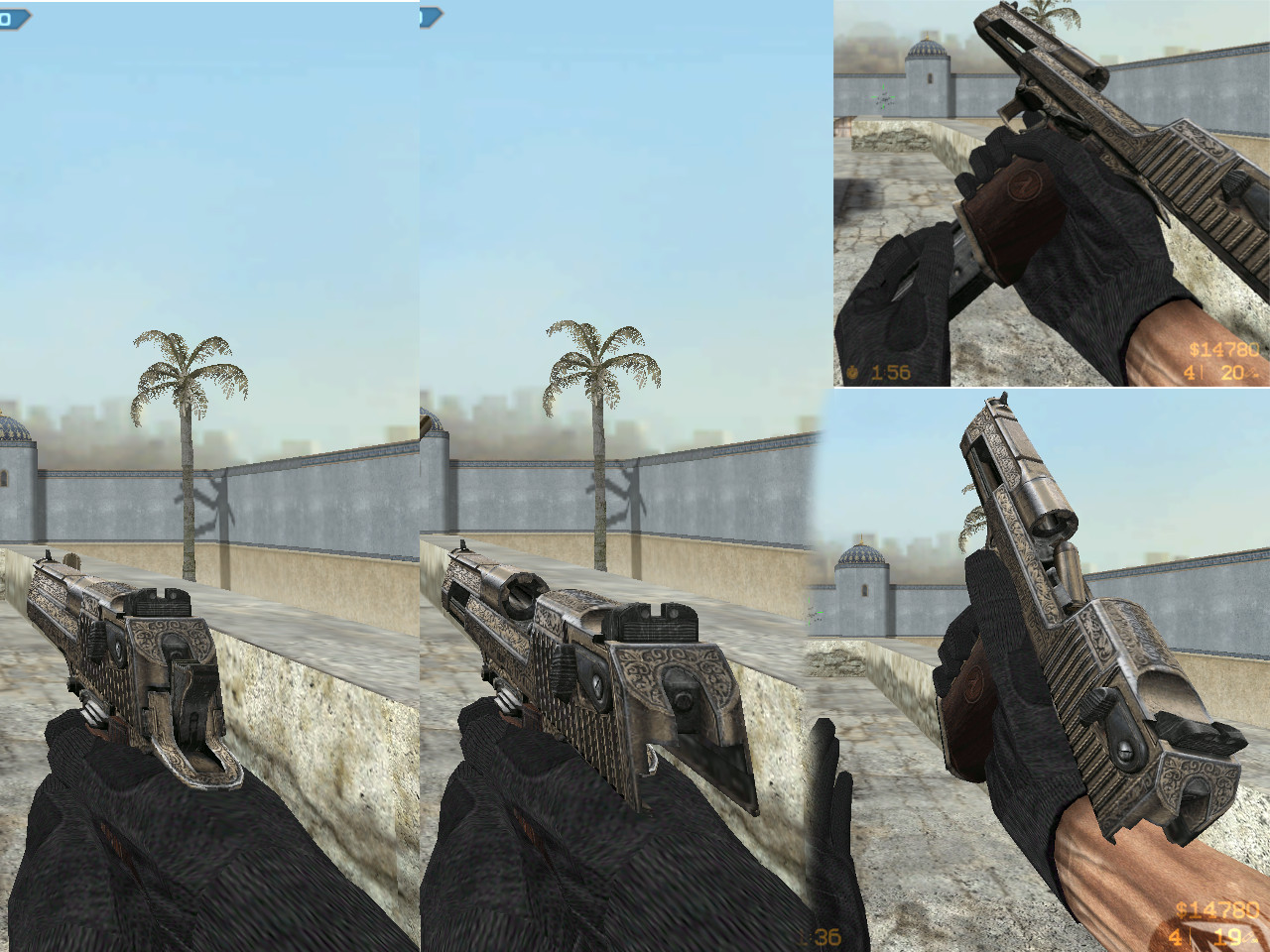 Deagle Engraved Retextured Mod for Counter-Strike 1.6 | CS1.6 Mods