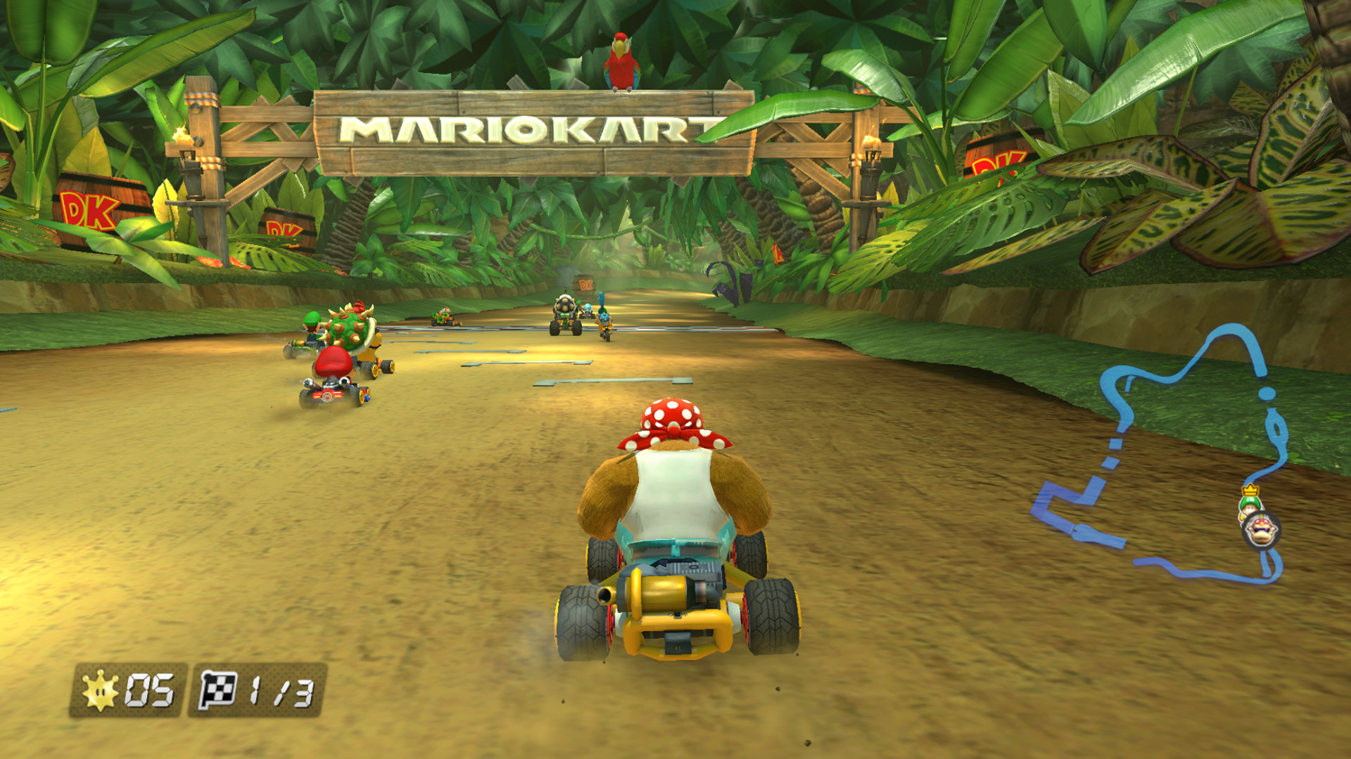 Funky Kong from MKT Mod for Mario Kart 8 Deluxe | MK8D Mods