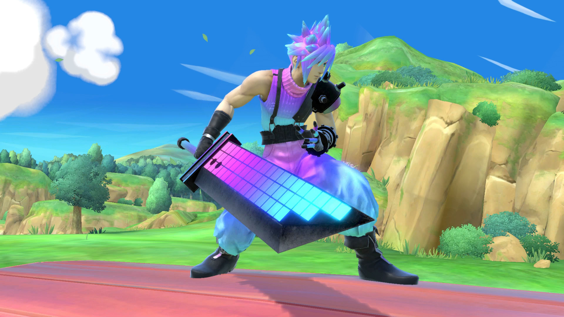 Gradient Cloud Mod for Super Smash Bros. Ultimate | SSBU Mods