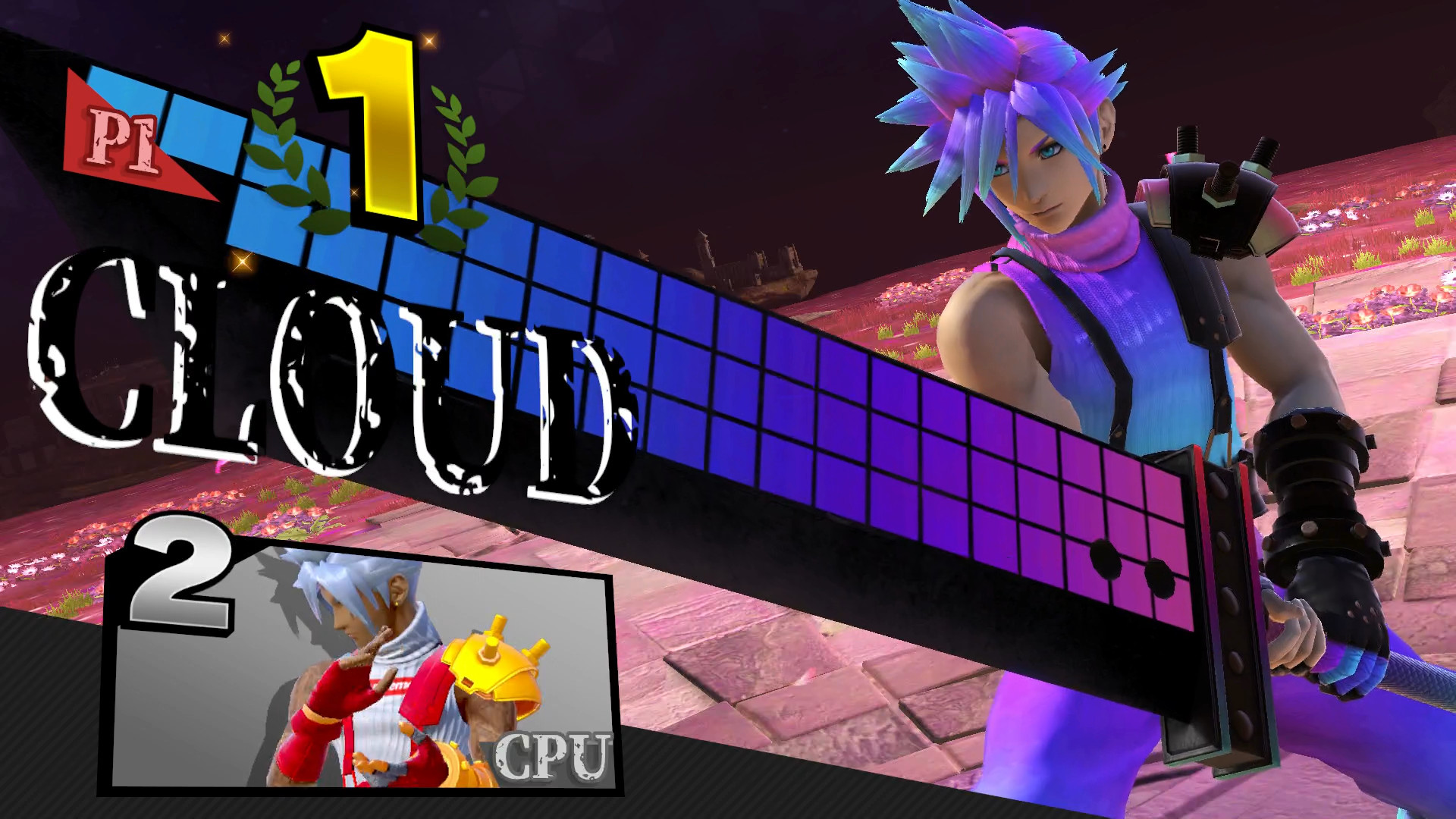 Gradient Cloud Mod for Super Smash Bros. Ultimate | SSBU Mods