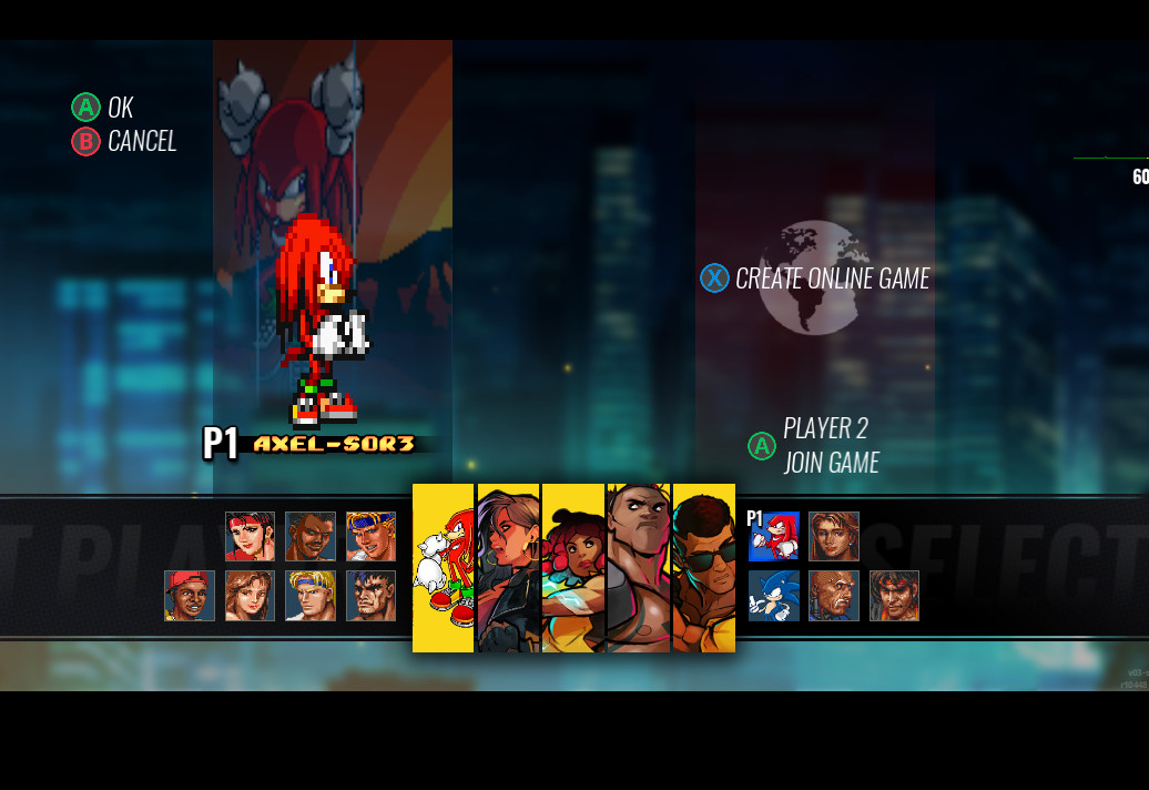 Sonic Advanced - KTE Over SoR3-Axel Mod for Streets of Rage 4 | SOR4 Mods