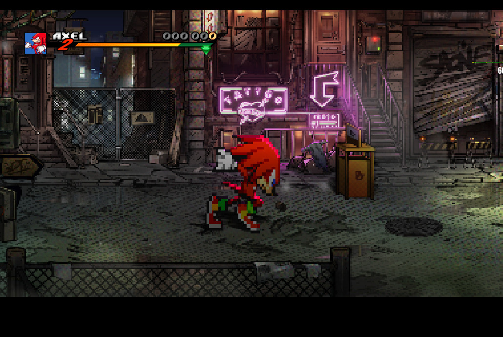 Sonic Advanced - KTE Over SoR3-Axel Mod for Streets of Rage 4 | SOR4 Mods