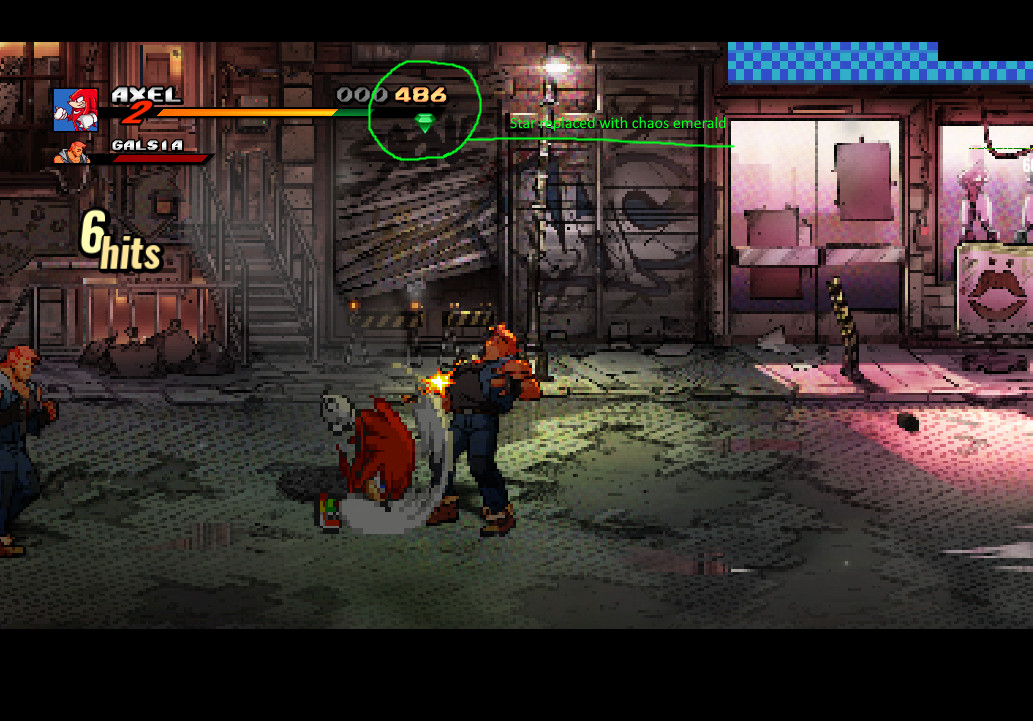 Sonic Advanced - KTE Over SoR3-Axel Mod for Streets of Rage 4 | SOR4 Mods