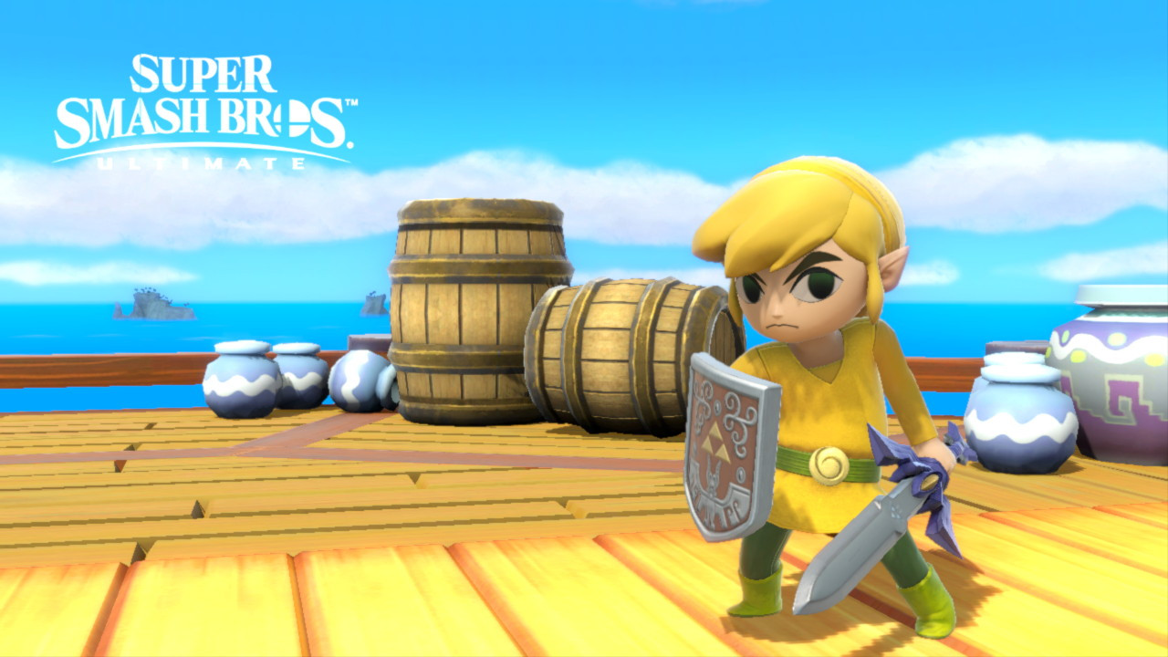 Yellow Tunic Toon Link Mod for Super Smash Bros. Ultimate | SSBU Mods