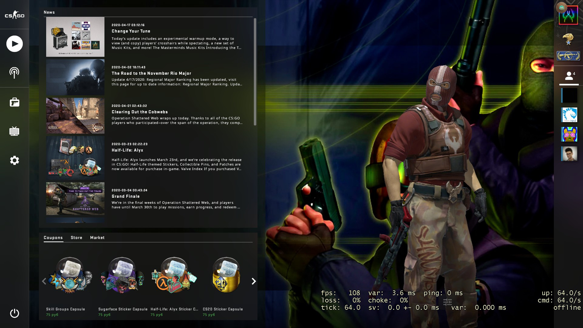 1.6 Classic | Panorama Background [Counter-Strike: Global Offensive] [Mods]